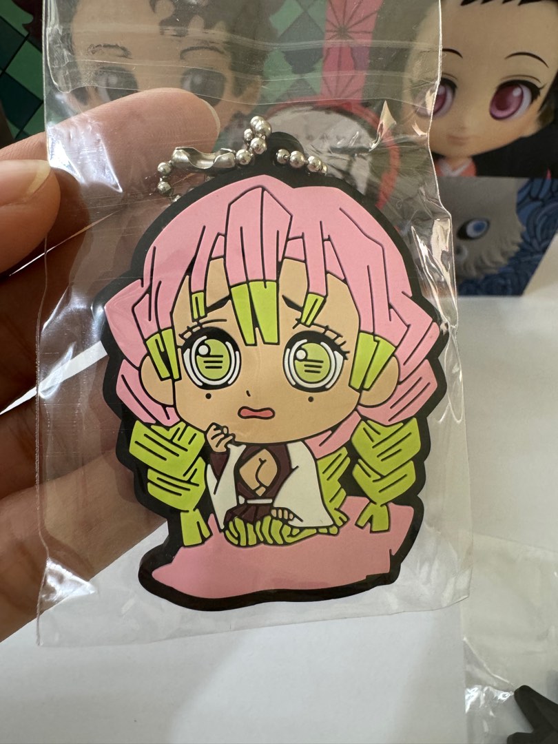 Demon Slayer Rubber Keychain Mitsuri/Tengen/Kanao/Genya, Hobbies & Toys ...