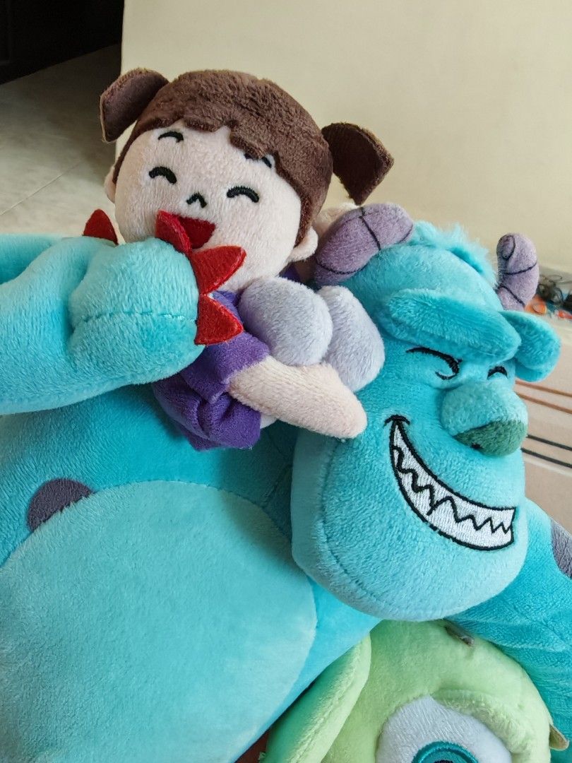 Disney Pixar Sully, Mike & Baby boo plush, Babies & Kids, Infant ...