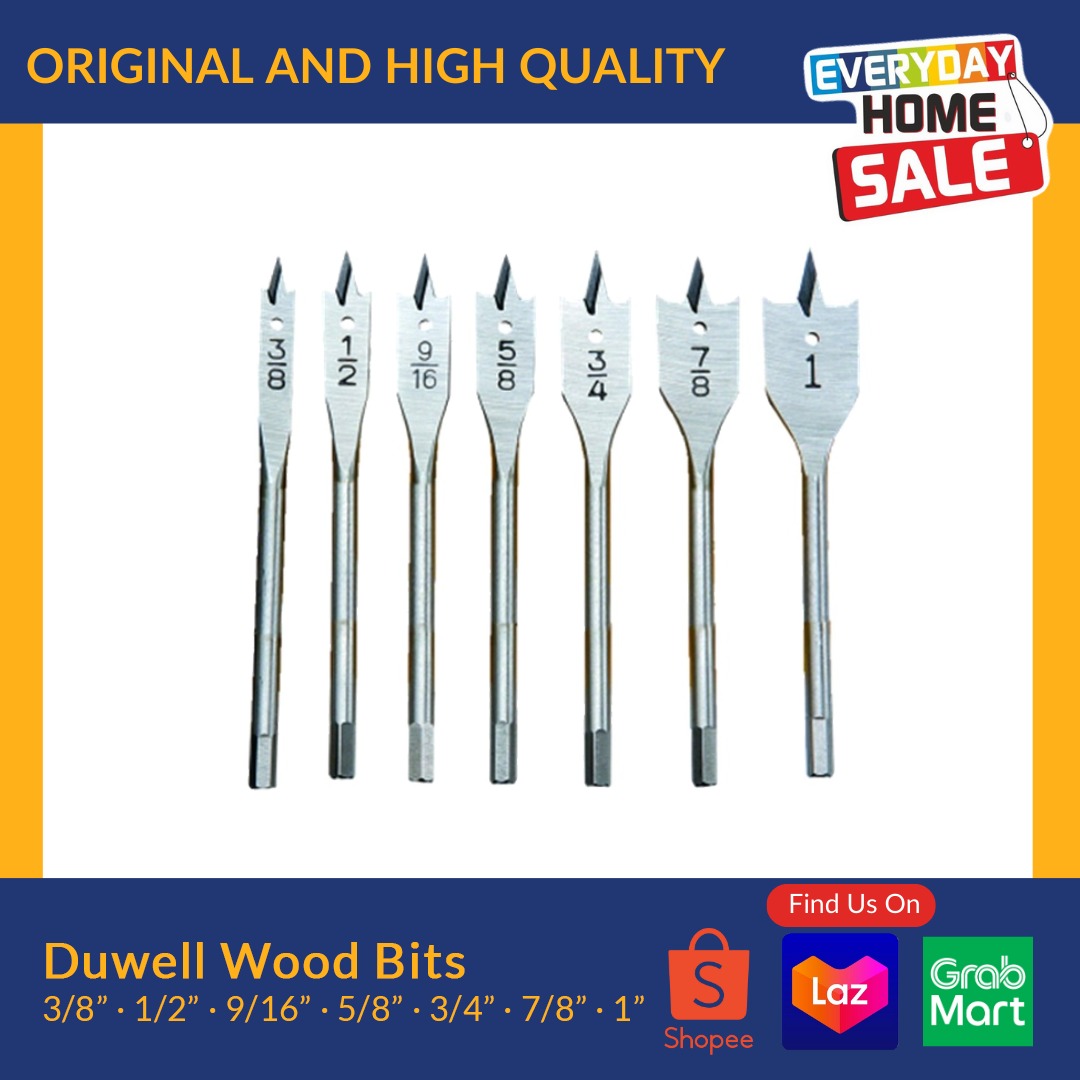 Duwell Wood Bits HD, Commercial & Industrial, Construction Tools ...