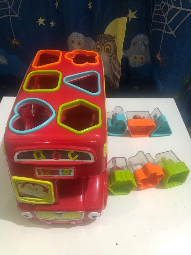 ELC Shape Sorting Bus, Bayi & Anak, Mainan & Baby Walker di Carousell