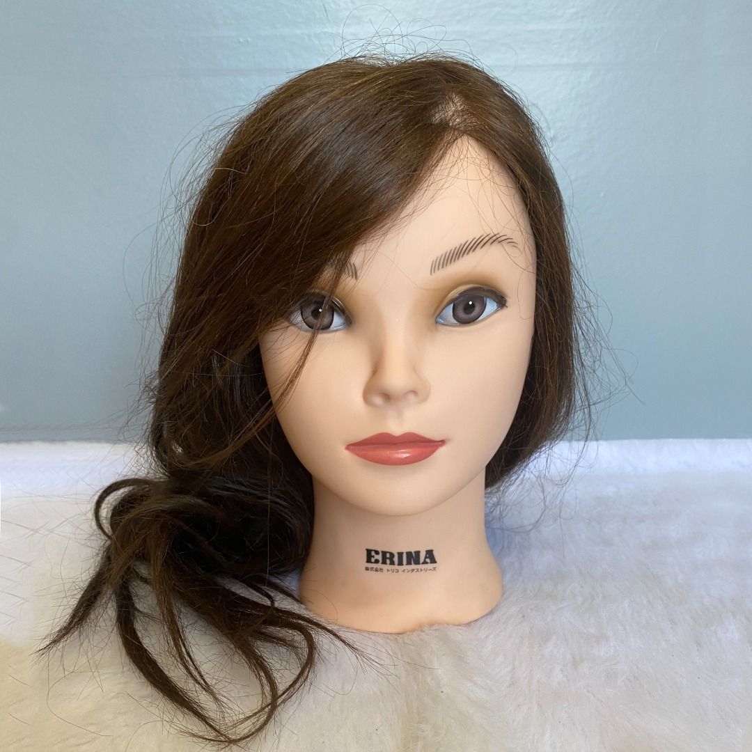 Erina Japan Rubber Head With Hair Mannequin, Women's Fashion, Watches ...
