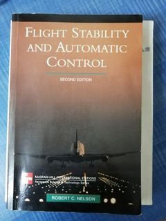 Flight Stability and Automatic Control, Hobbies & Toys, Books & Magazines, Textbooks on Carousell