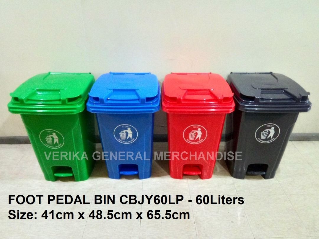 FOOT PEDAL BINS, Furniture & Home Living, Cleaning & Homecare Supplies ...