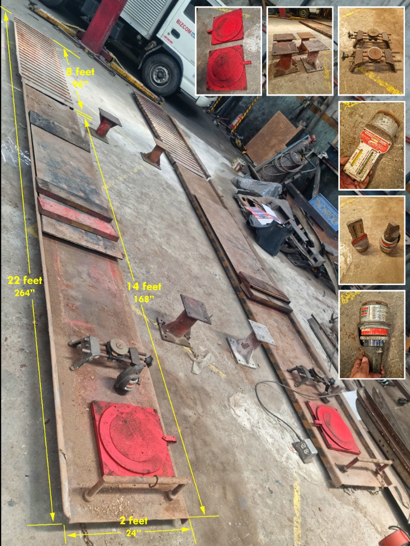 FOR SALE!! 1 complete set Steel Ramp Only (Long Span) 22 feet with ...