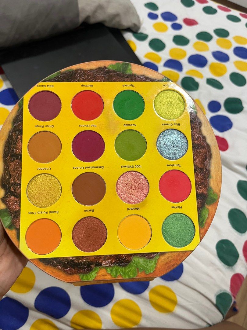Glamlite Burger Palette, Beauty & Personal Care, Face, Makeup on Carousell