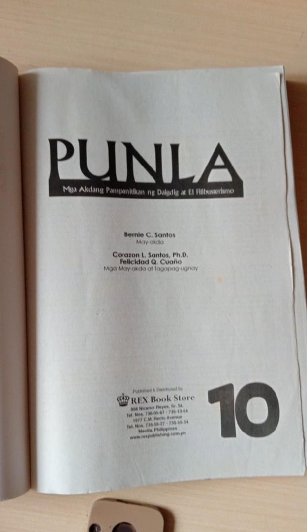 Grade 10 PUNLA EL FILIBUSTERISMO, Hobbies & Toys, Books & Magazines ...