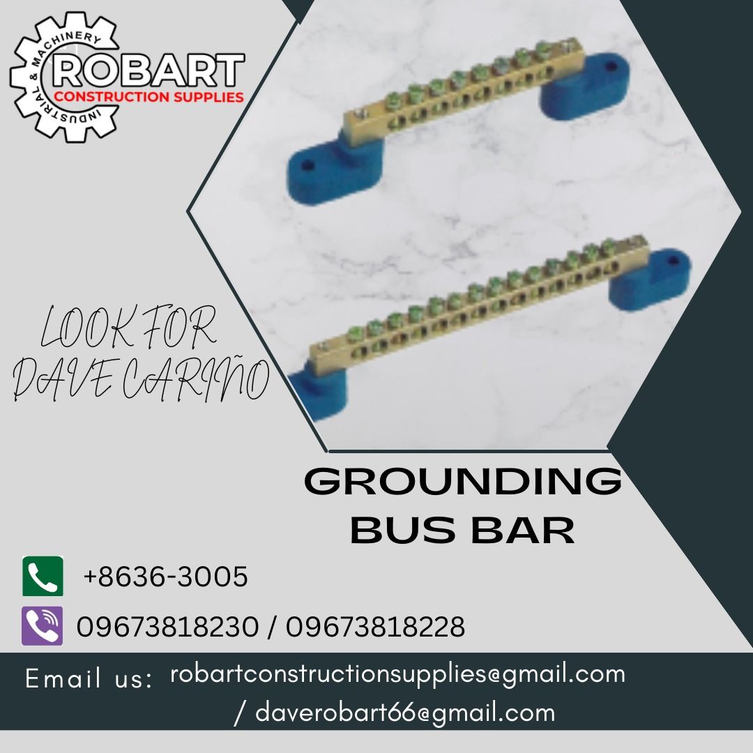 GROUNDING BUS BAR, Commercial & Industrial, Construction Tools ...