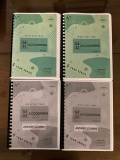 IGCSE Accounting (0452) PAST YEAR PAPER, Hobbies & Toys, Books ...