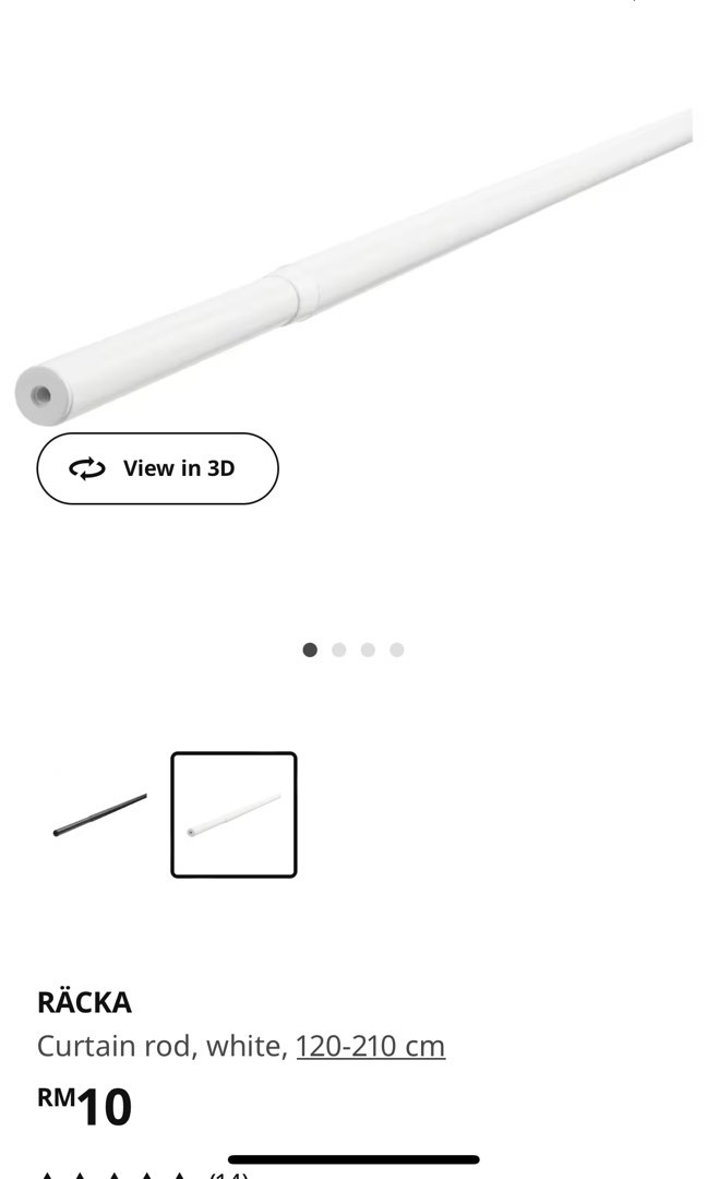 ikea racka curtain brand new, Furniture & Home Living, Furniture, Other Home Furniture on Carousell