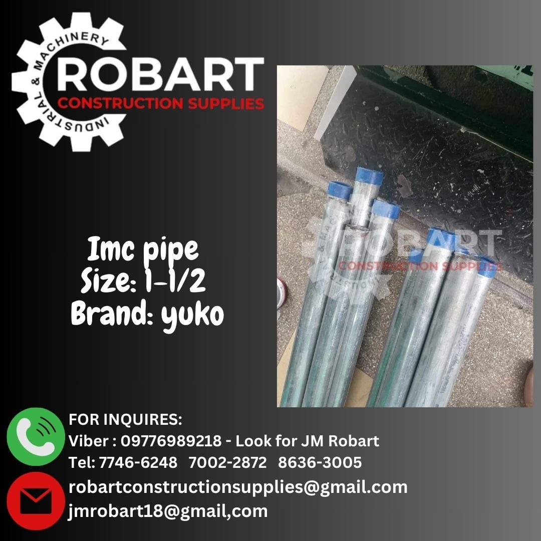 IMC pipe, Commercial & Industrial, Construction Tools & Equipment on ...