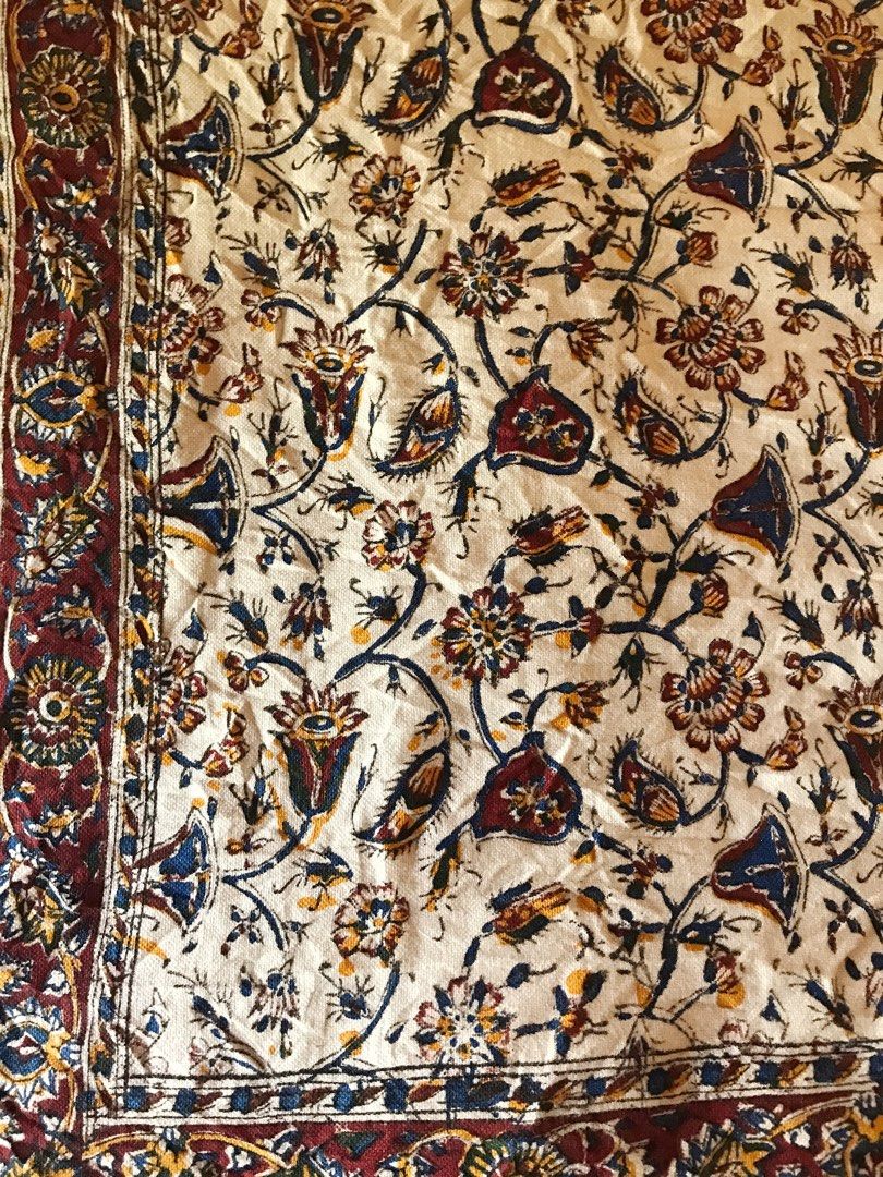 Iranian Table Cloth Taplak kain Iran Isfahan 100x150, Perabotan Rumah ...