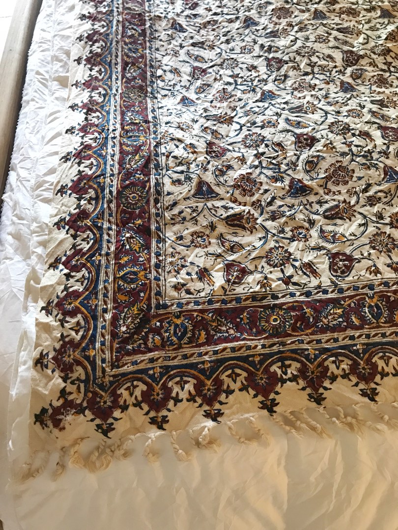 Iranian Table Cloth Taplak kain Iran Isfahan 100x150, Perabotan Rumah ...