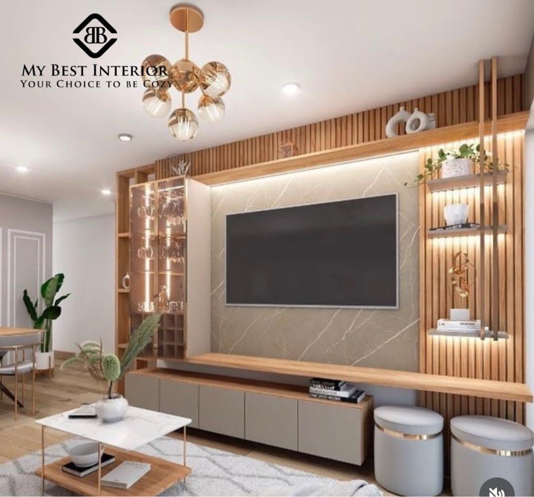 Kamar Set Backdrop Tv, Properti, Lainnya di Carousell