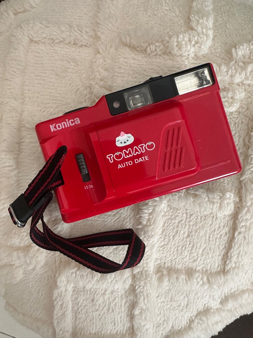 Konica Tomato Auto Date Film Camera, Photography, Cameras on Carousell