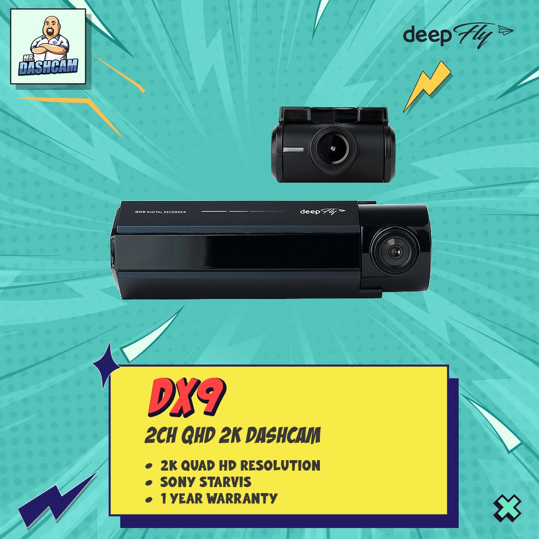 [KOREAN] Deepfly DX9 | 2K Quad HD 2CH Dashcam / Car Camera | On-site installation at your ...