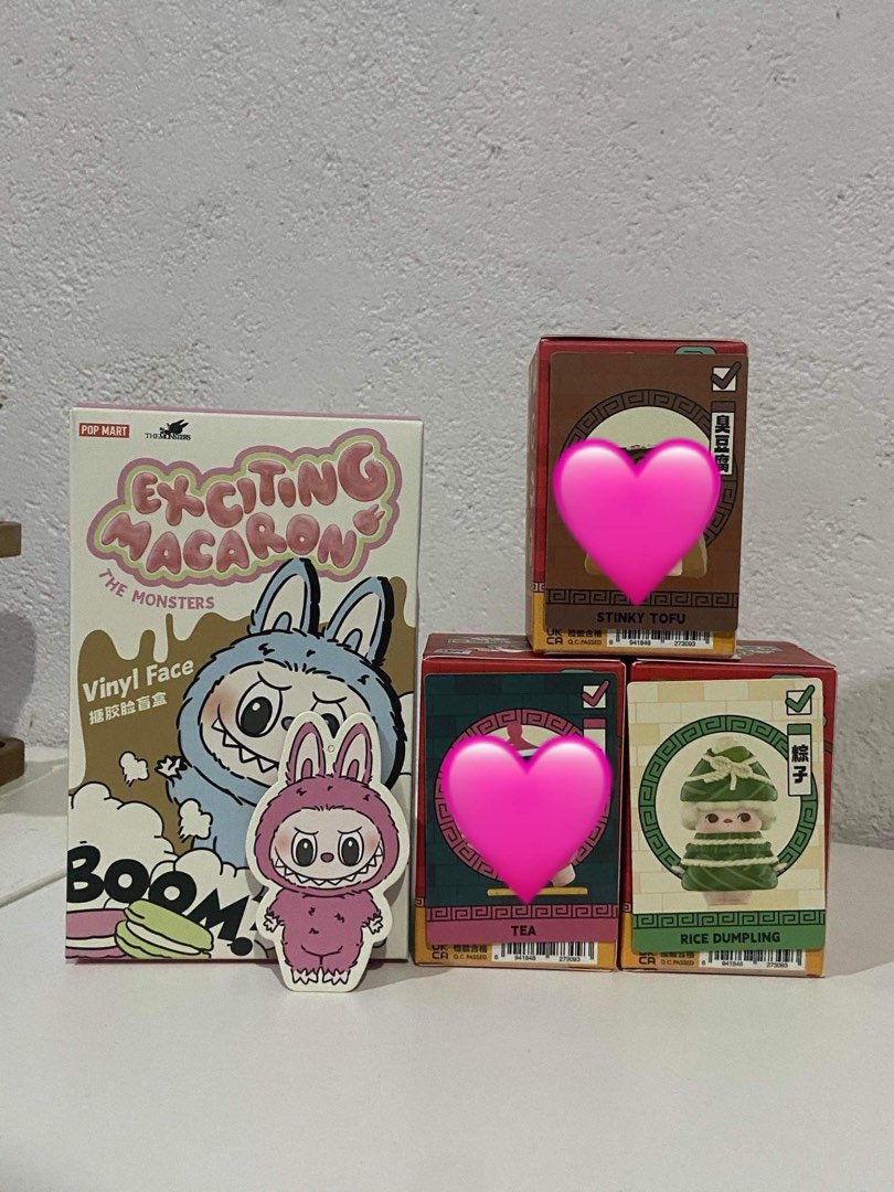 Labubu Macaron Lychee Berry Set w/ Pucky Feast Rice Dumpling, Hobbies ...