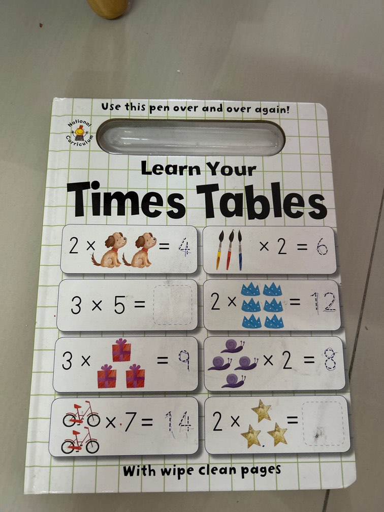 Learn Your Times Tables, Hobbies & Toys, Books & Magazines, Children's ...
