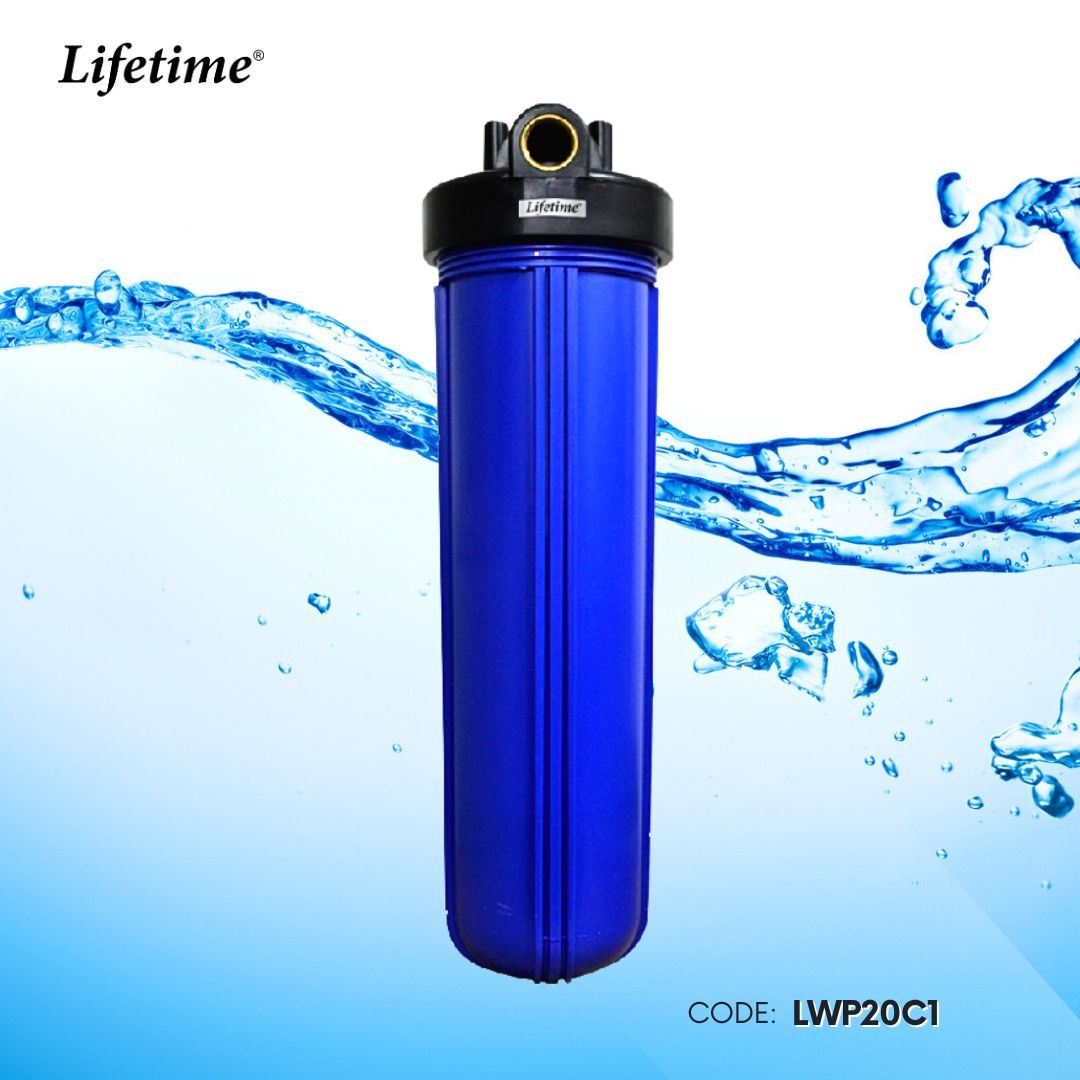 LIFETIME LWP20C1 20" LARGE COMMERCIAL 1 STAGE WATER FILTER SYSTEM 1 ...
