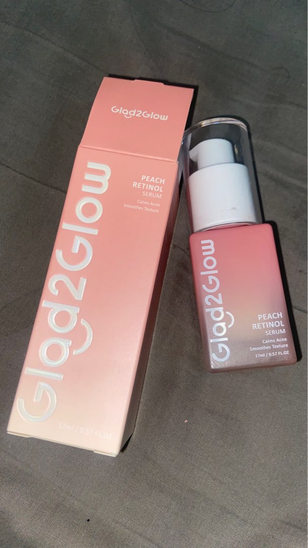 LIKE NEW glad2glow peach retinol serum | g2g | peach retinol serum ...