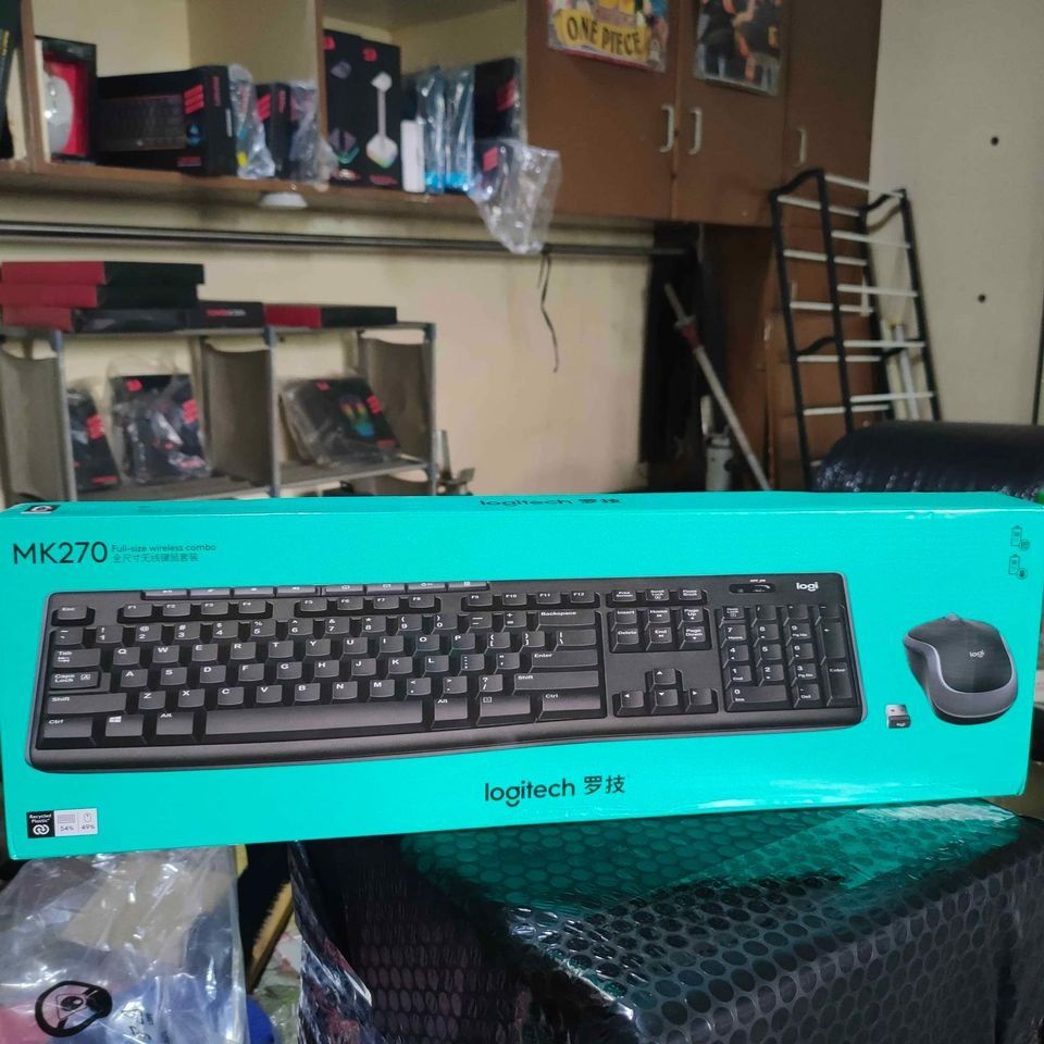 Logitech mk270 wireless keyboard and mouse combo 2.4ghz wireless ...