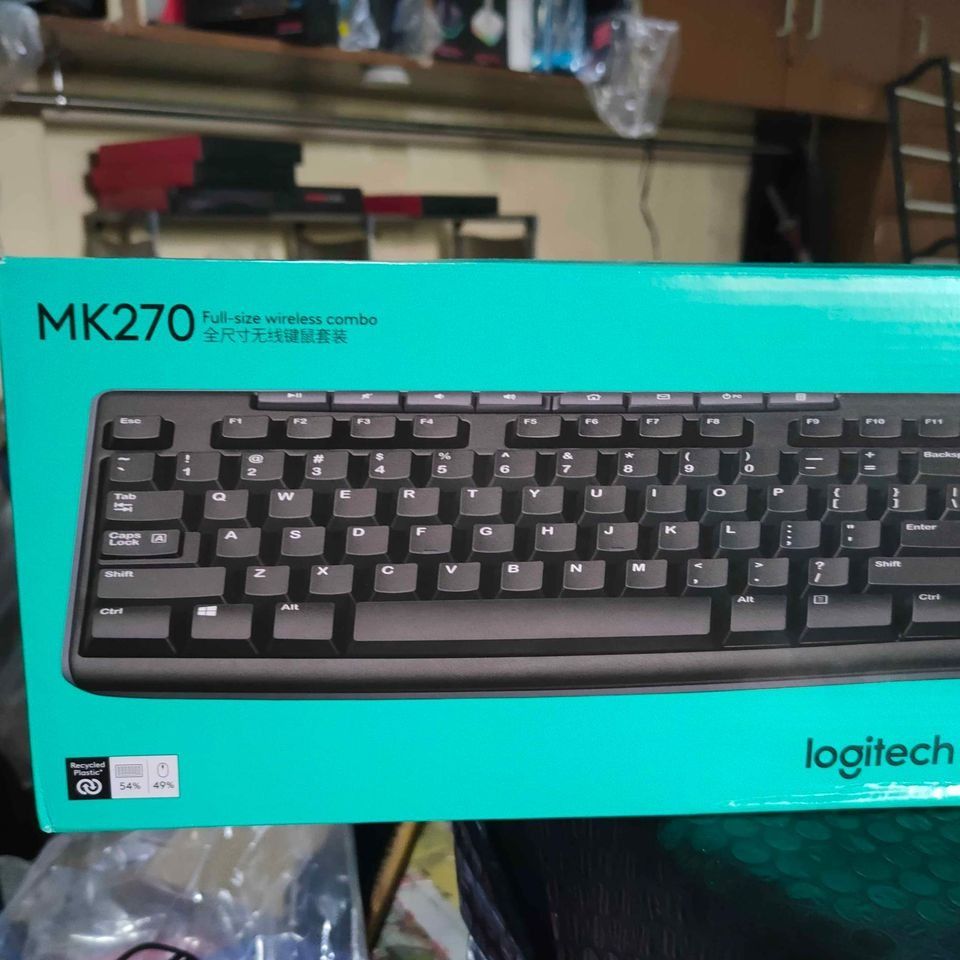 Logitech mk270 wireless keyboard and mouse combo 2.4ghz wireless ...