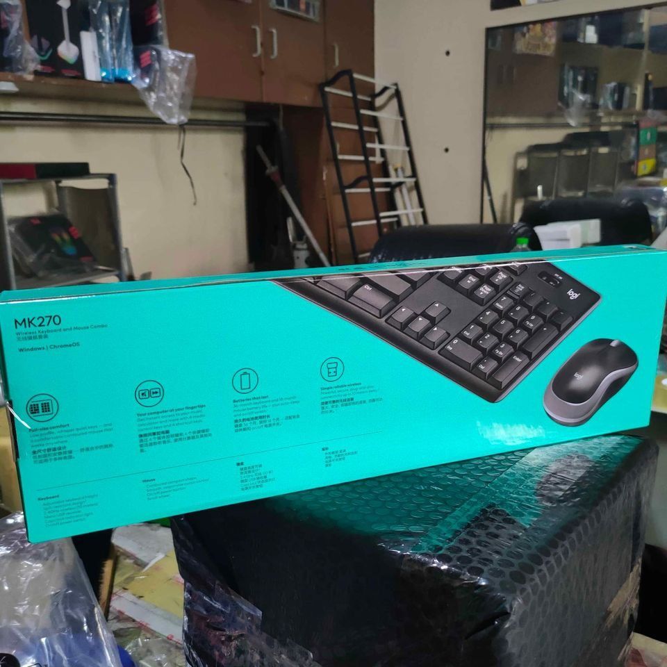 Logitech mk270 wireless keyboard and mouse combo 2.4ghz wireless ...