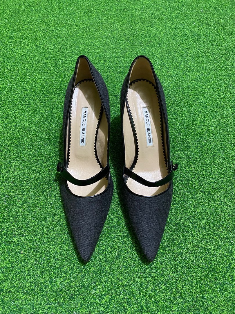 Manolo Blahnik mary jane pumps, Luxury, Sneakers & Footwear on Carousell