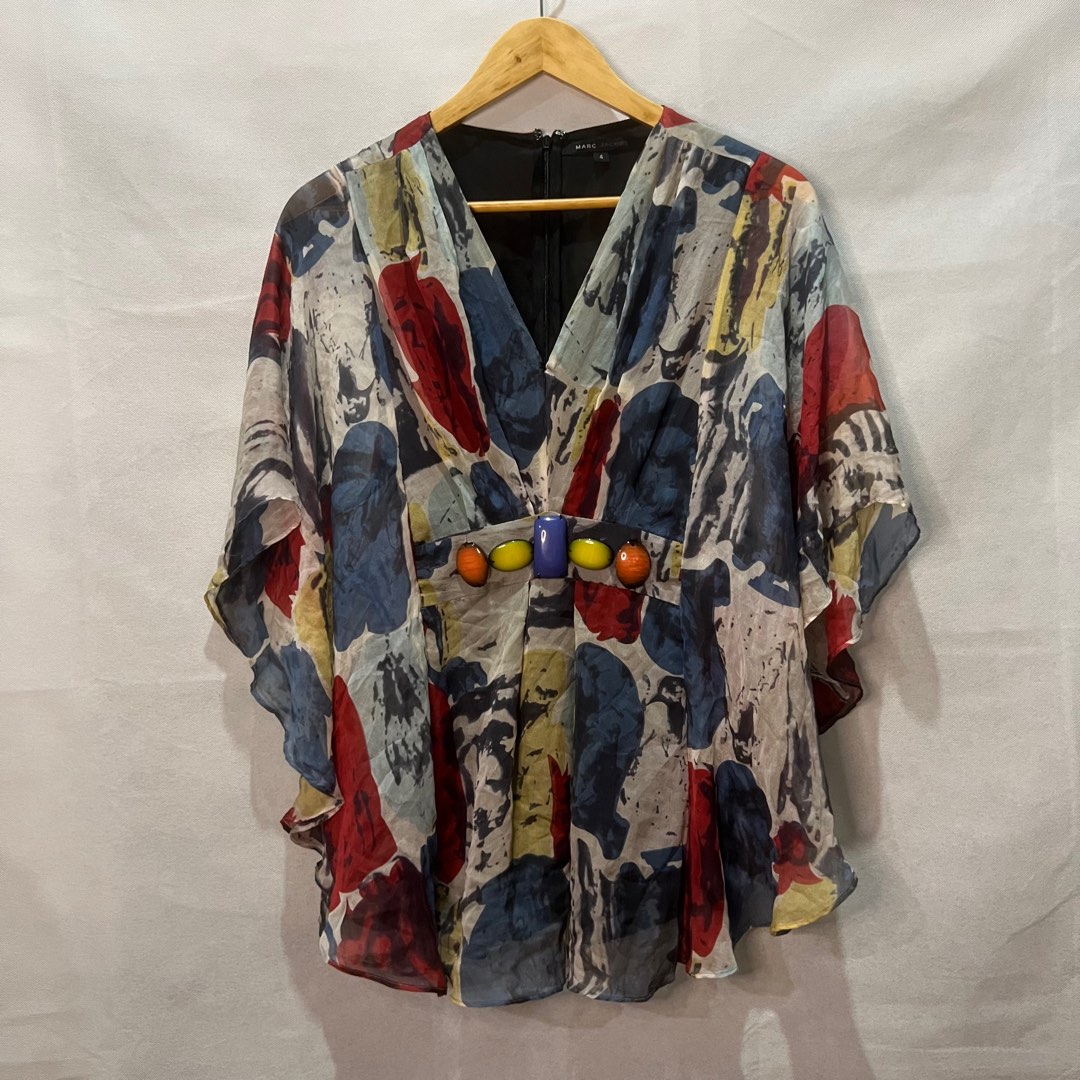 Marc Jacob multi colored blouse, Women's Fashion, Dresses & Sets ...