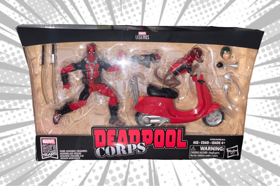 Marvel Legends Deadpool Corps with Scooter (Action Figure Set), Hobbies ...