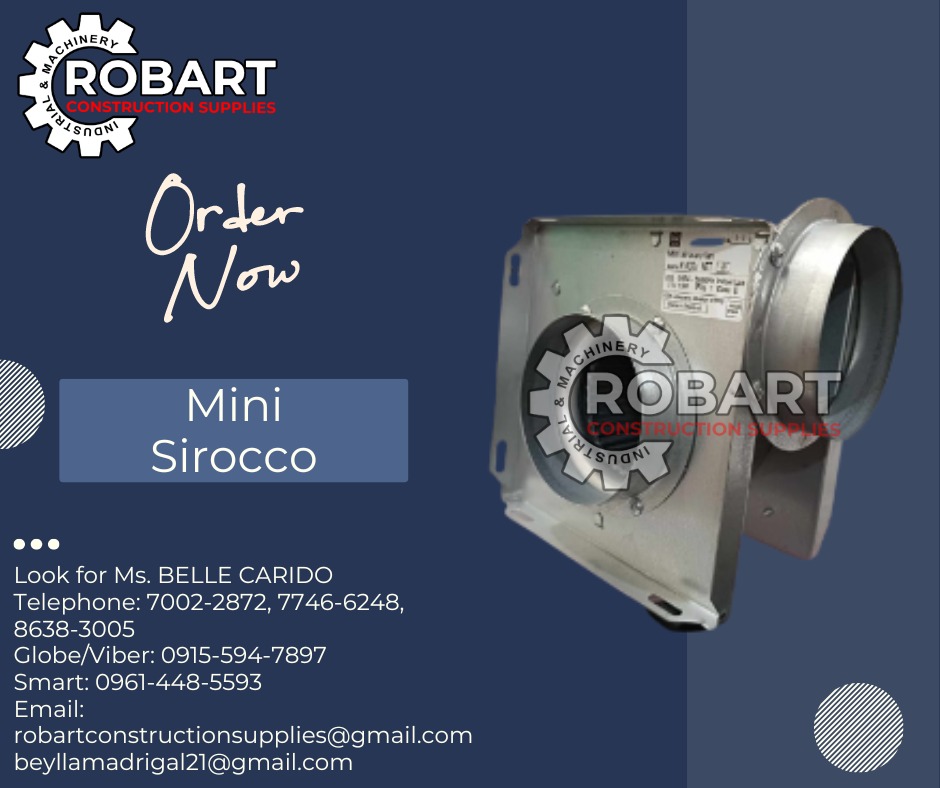 Mini Sirocco Fan, Commercial & Industrial, Construction Tools ...