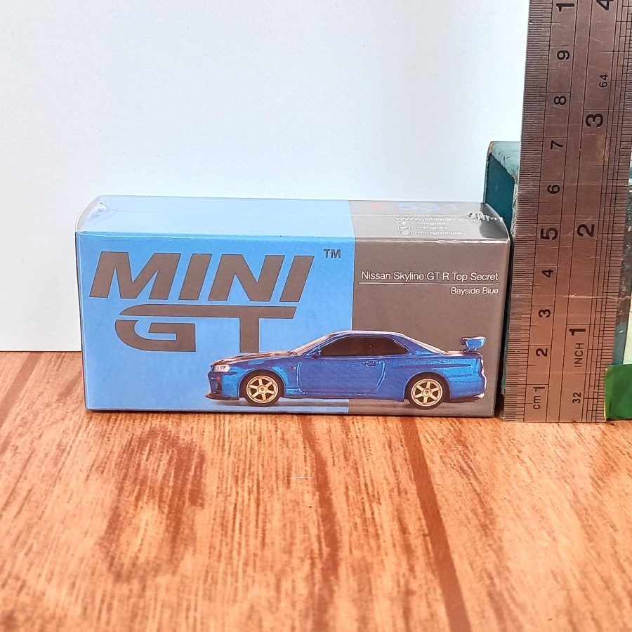 MiniGT Mini GT 531 Nissan Skyline GTR Top Secret Bayside Blue (Sealed ...