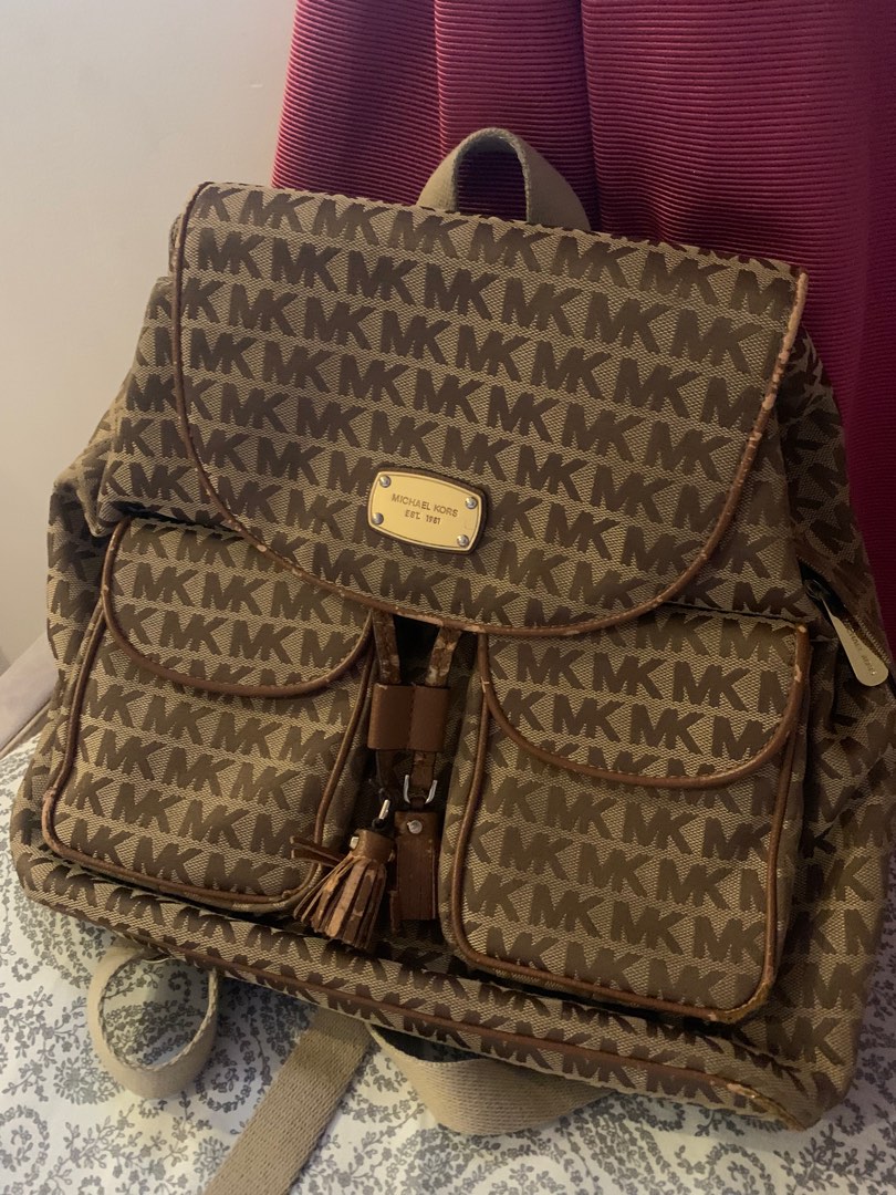 MK BACKPACK, Women's Fashion, Bags & Wallets, Backpacks on Carousell