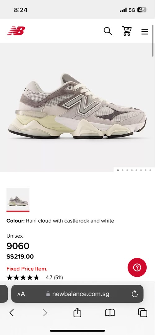 New Balance 9060, Luxury, Sneakers & Footwear on Carousell