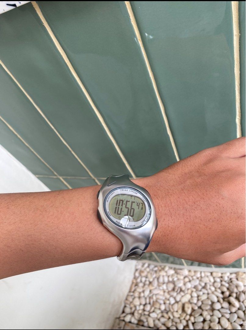 Nike Triax Linear 2001, Fesyen Pria, Jam Tangan di Carousell