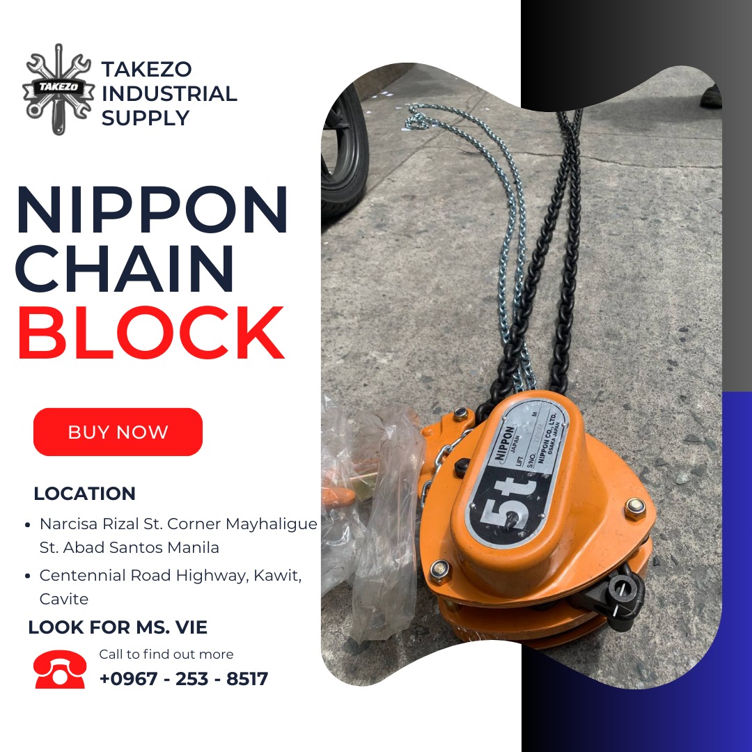 NIPPON CHAIN BLOCK, Commercial & Industrial, Industrial Equipment on ...