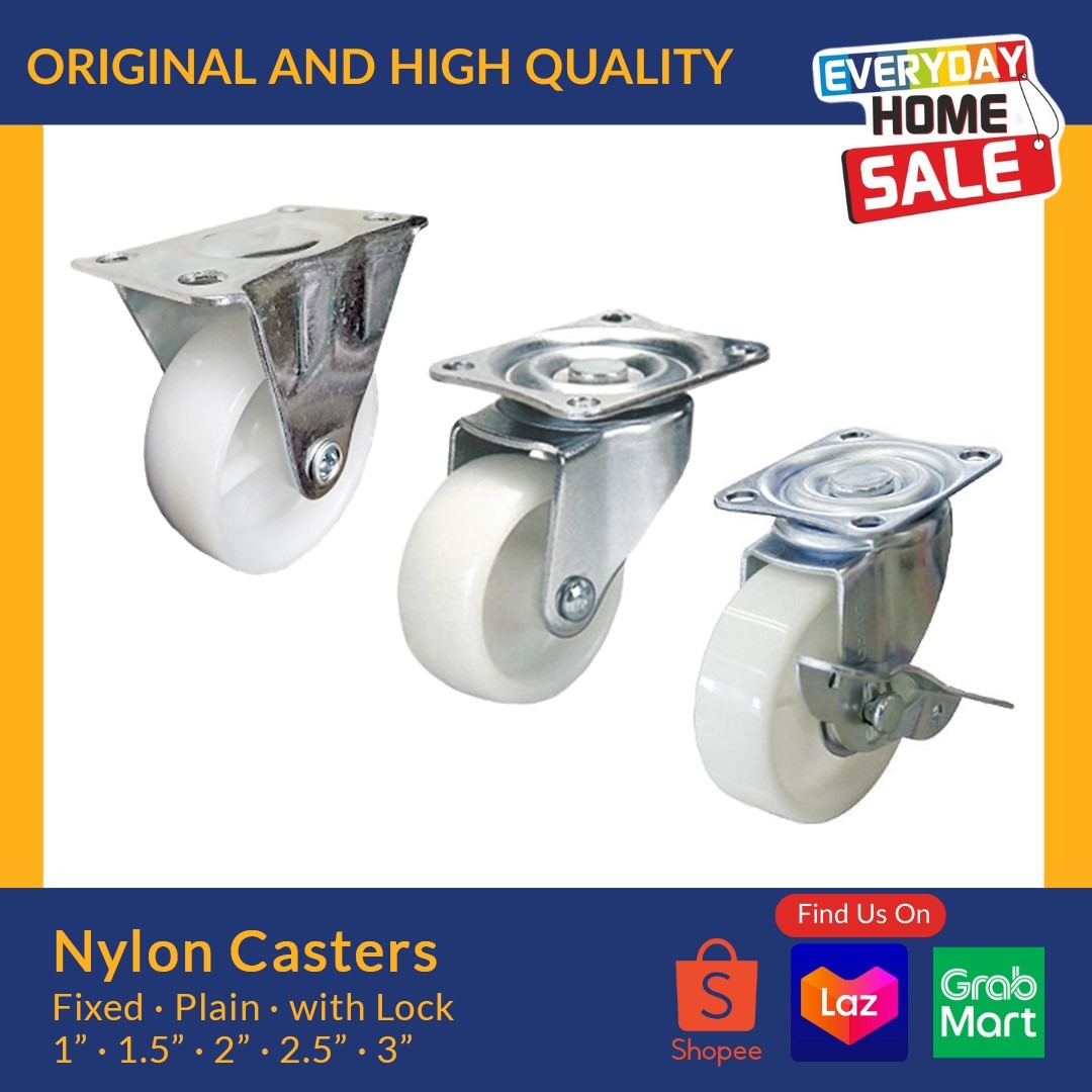 Nylon Casters 3 Types, Commercial & Industrial, Construction Tools & Equipment on Carousell