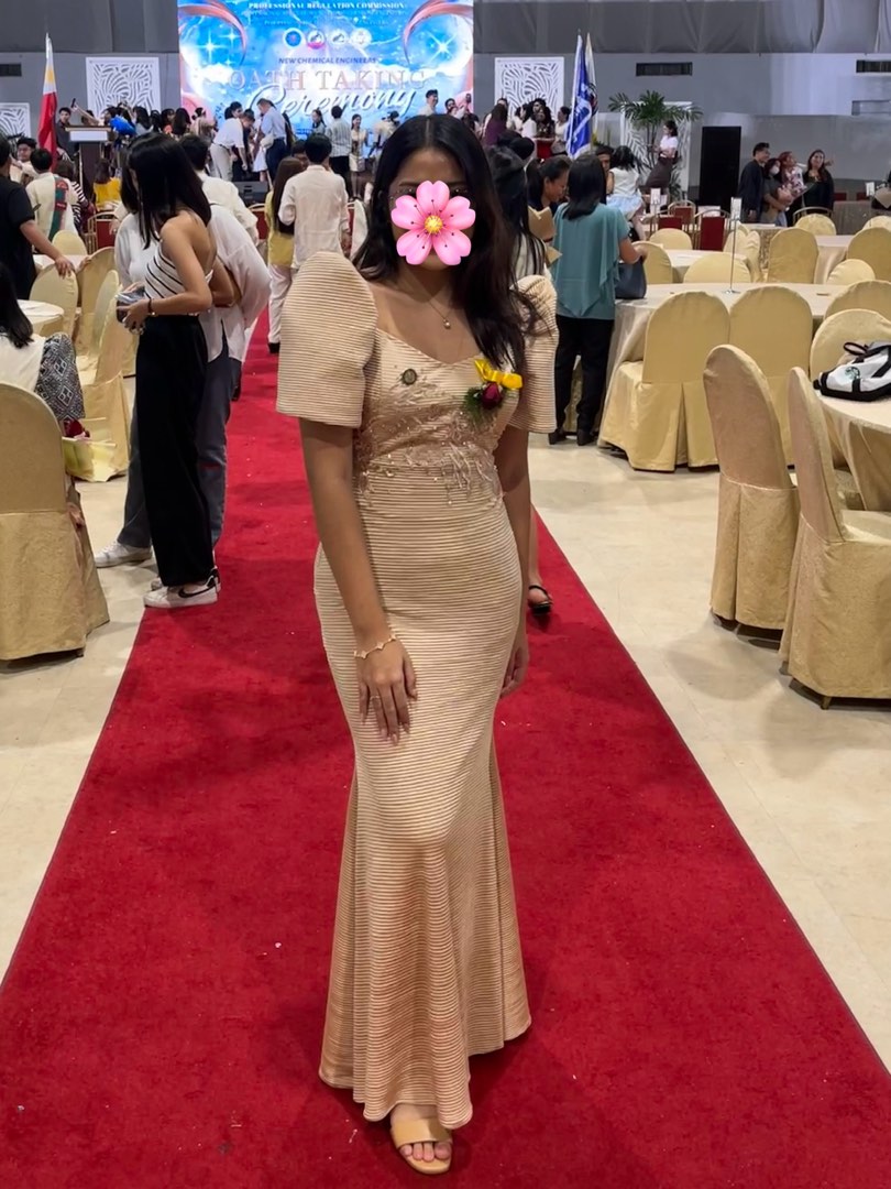 Oath Taking Filiiniana Dress, Women's Fashion, Dresses & Sets ...