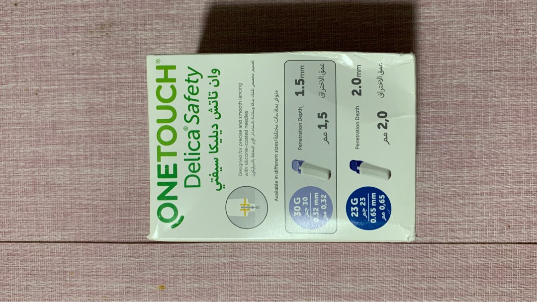 ONE TOUCH DELICA SAFETU DISPOSABLE SINGLE USE LANCING DEVICE, Health ...