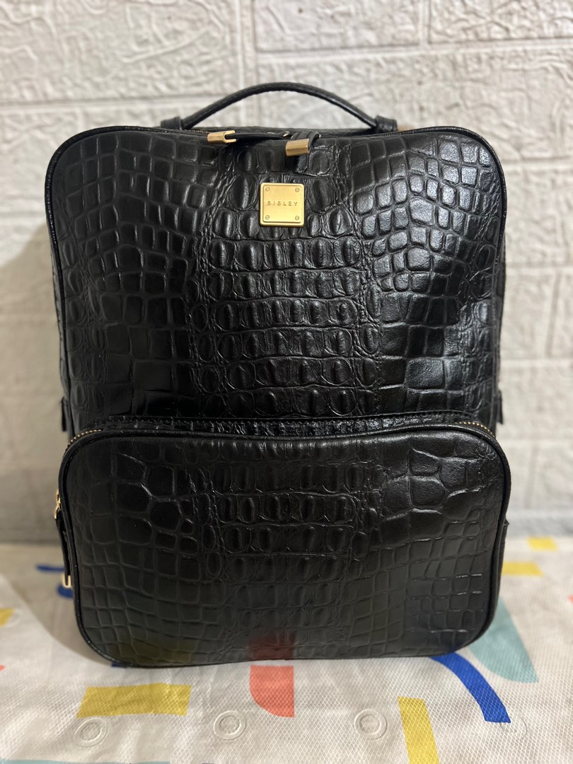 Original Sisley Back pack Crocs skin, Women's Fashion, Bags & Wallets ...