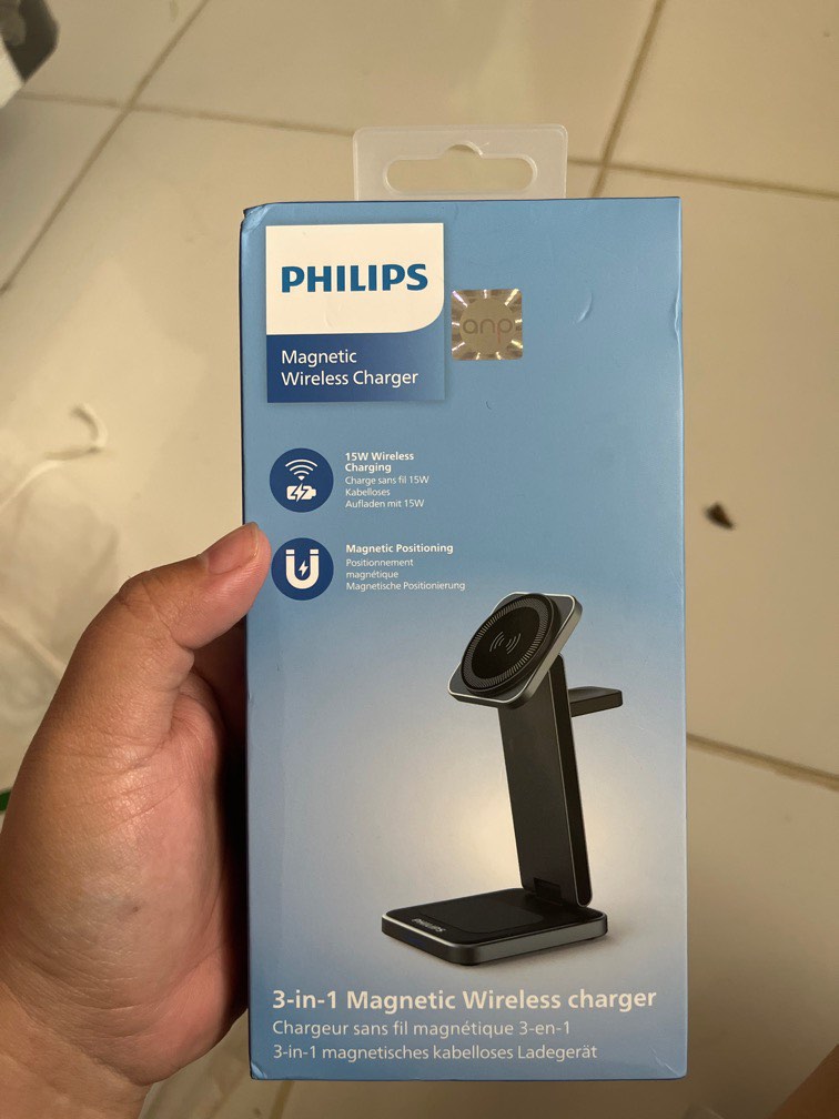 Philips Magnetic Wireless Charger, Telepon Seluler & Tablet, Aksesoris ...