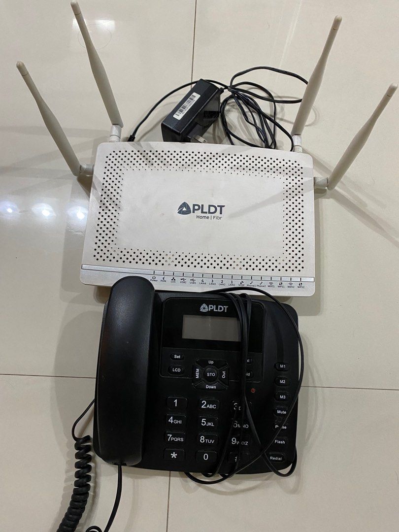 PLDT HOME FIBER MODEM AND PHONE BUNDLE, Computers & Tech, Office ...