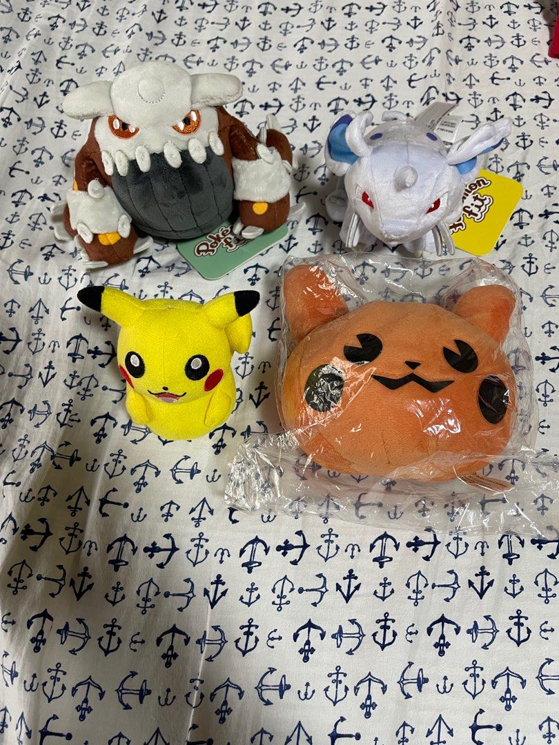 Pokemon plush set, Hobbies & Toys, Toys & Games on Carousell