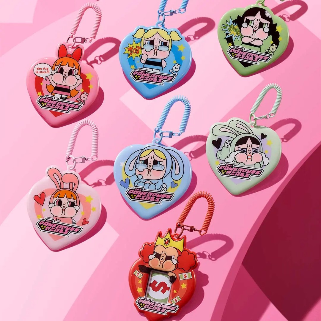 POPMART CRYBABY Powerpuff Girls Card Holder - Bunny Bubbles / Bunny ...