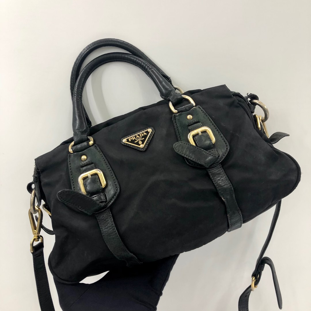 PRADA 2WAY NYLON BAG W/O CARD 247033850 “, Luxury, Bags & Wallets on Carousell