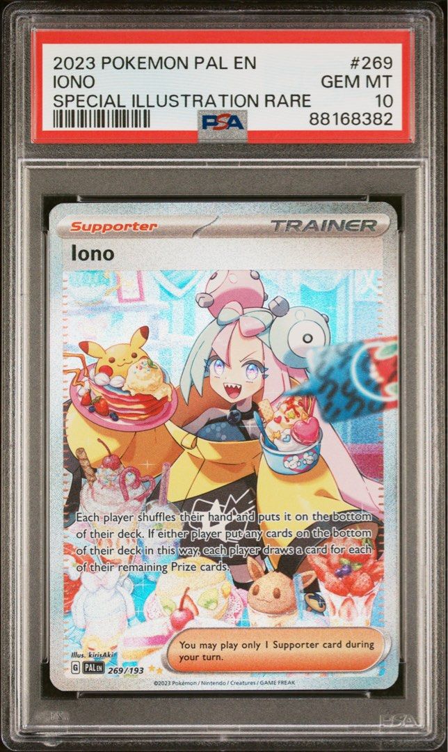[PSA 10] Iono SIR 269 Paldea Evolved Pokemon Card TCG pikachu charizard ...