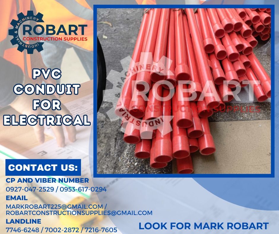 PVC Conduit for Electrical, Commercial & Industrial, Construction Tools ...
