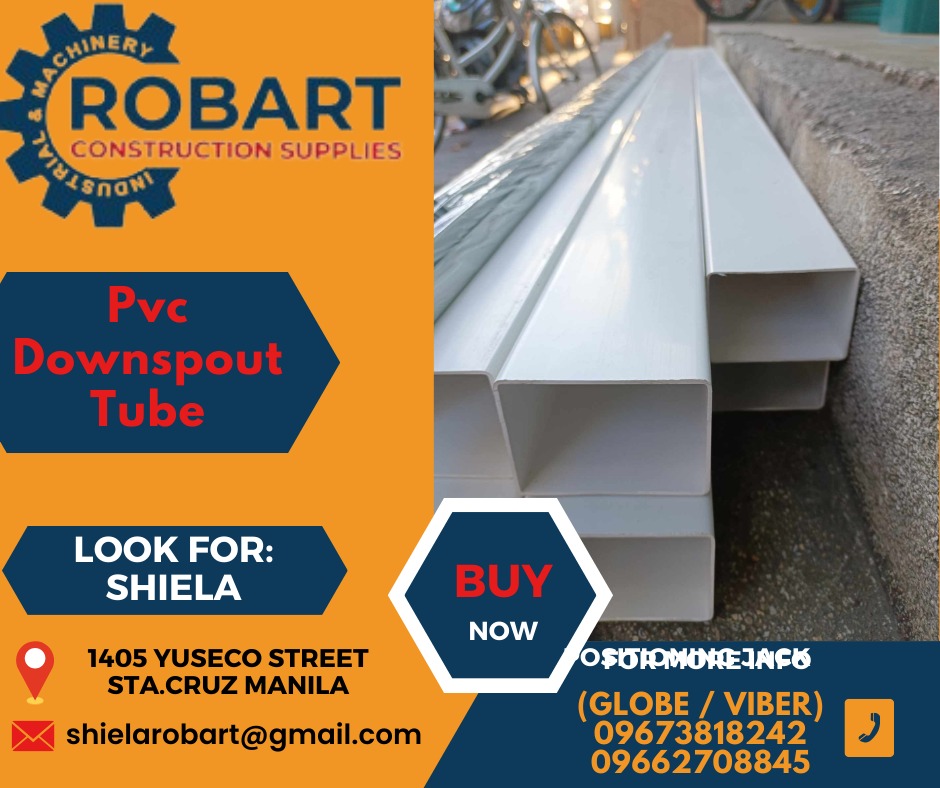 Pvc Downspout tube, Commercial & Industrial, Construction Tools ...