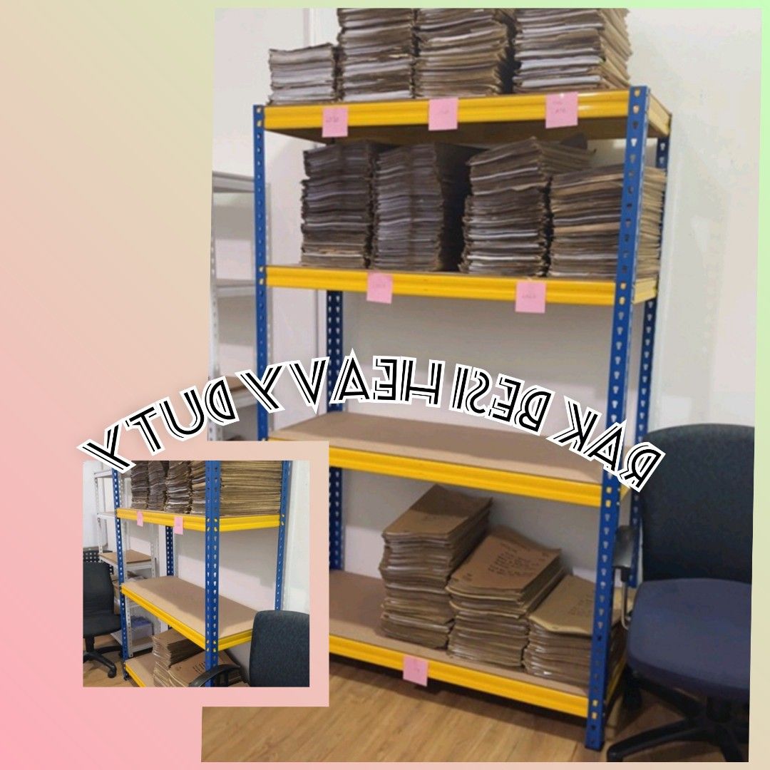 Rack rak besi 4 TINGKAT heavy duty, Furniture & Home Living, Bathroom ...