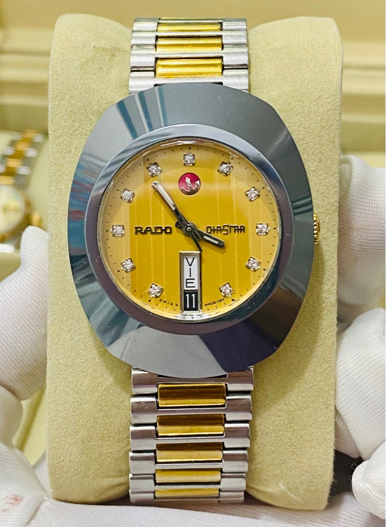 Rado Diastar 2 tone Automatic Mens Watch, Men's Fashion, Watches & Accessories, Watches on Carousell