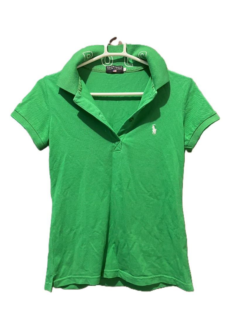 Ralph Lauren Green Polo Shirt, Women's Fashion, Tops, Others Tops on Carousell